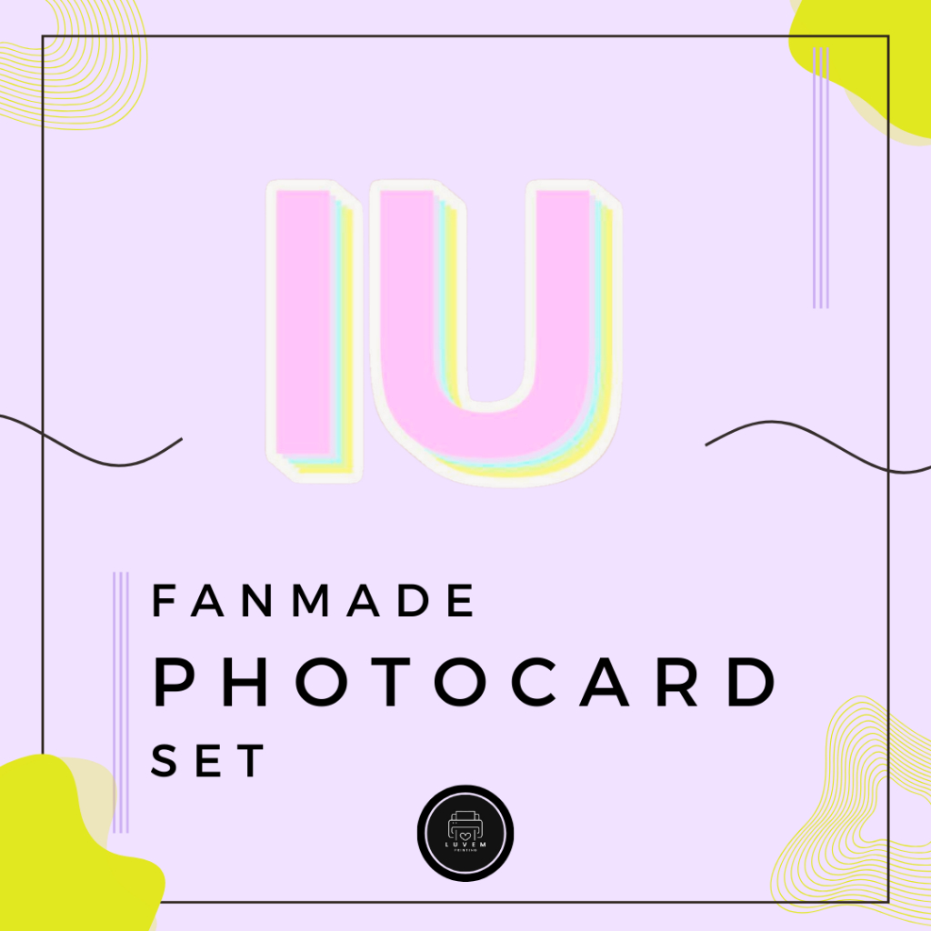 IU PHOTOCARD SET (FANMADE) | Shopee Philippines