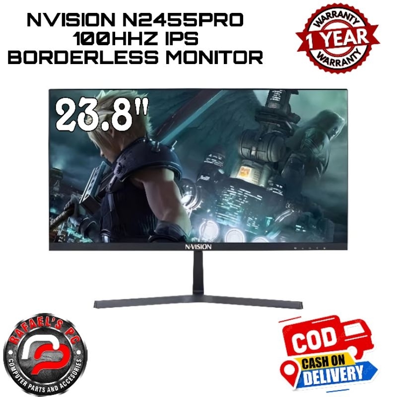 NVISION 24" N2455PRO 100HZ IPS MONITOR | Shopee Philippines