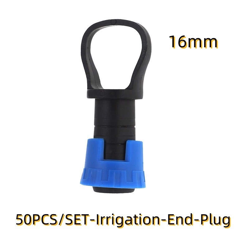 50PCS Drip Irrigation Tubing End Cap for 16mm Drip Tape Tubing ...