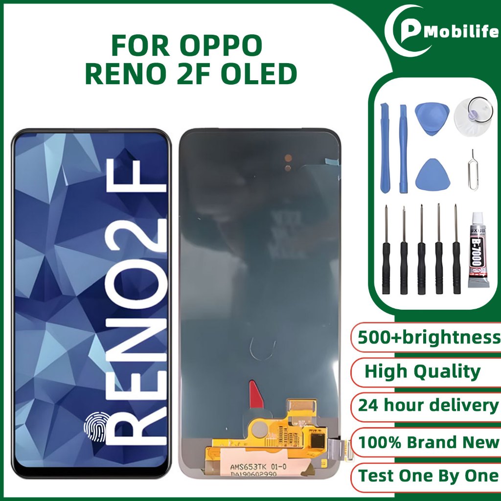 Original Lcd For OPPO Reno 2F OLED Phone LCD with fingerprint Touch ...