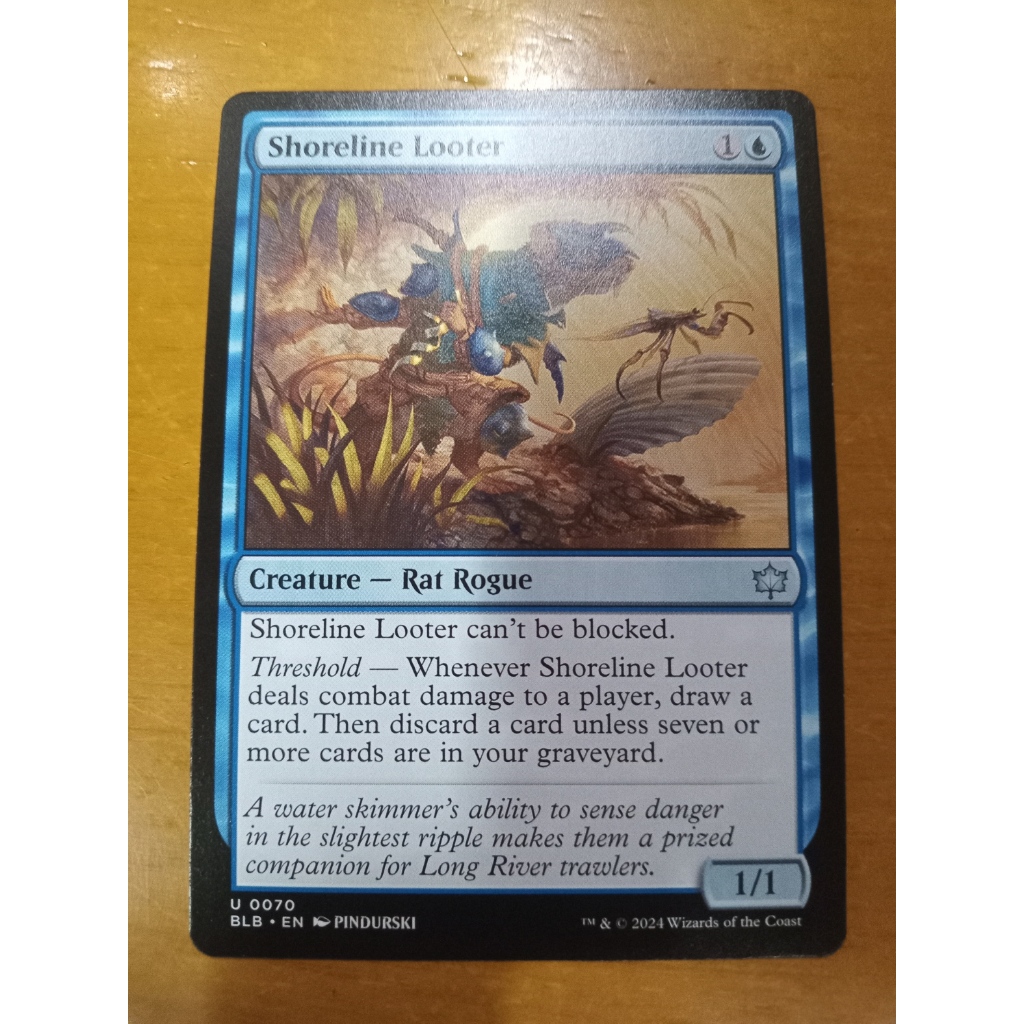 MTG Shoreline Looter Uncommon BLB Bloomburrow Magic the Gathering ...