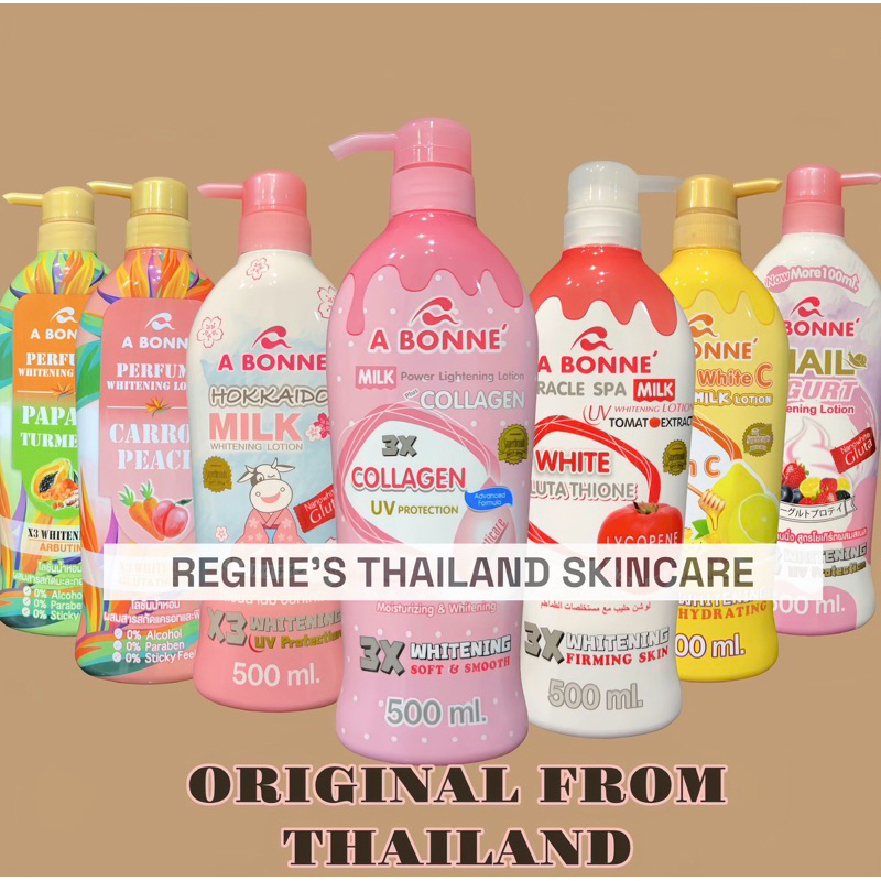 ABONNE THAILAND WHITENING LOTION 500ML | Shopee Philippines