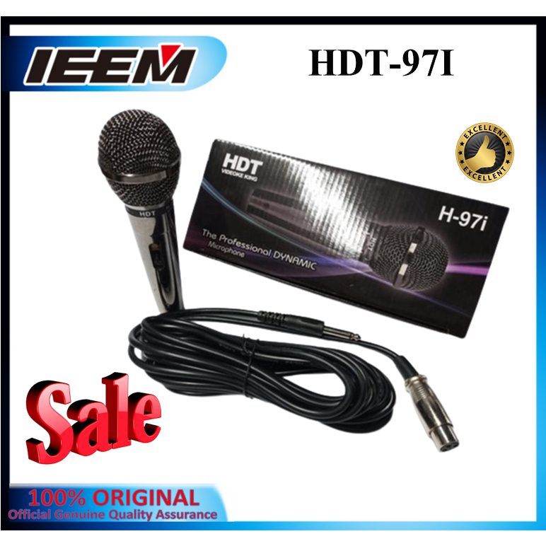 H-97i HDT Heavy Duty Professional Dynamic Microphone 5meter Hyper ...
