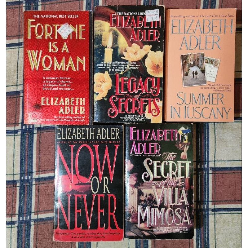 Elizabeth Adler Book (MMPB - Preloved) | Shopee Philippines