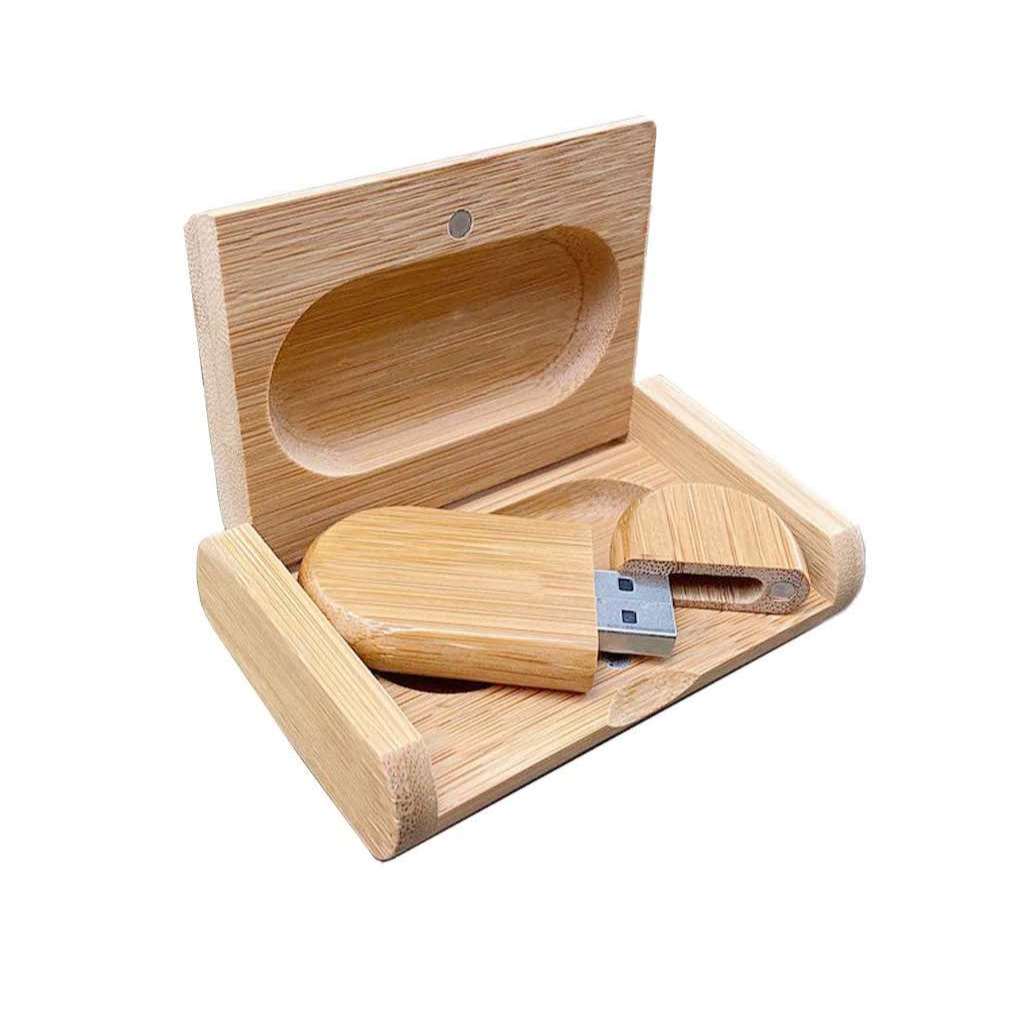 16GB Memory Portable Wooden USB Flask Drive Oval Rectangle Memory Stick ...