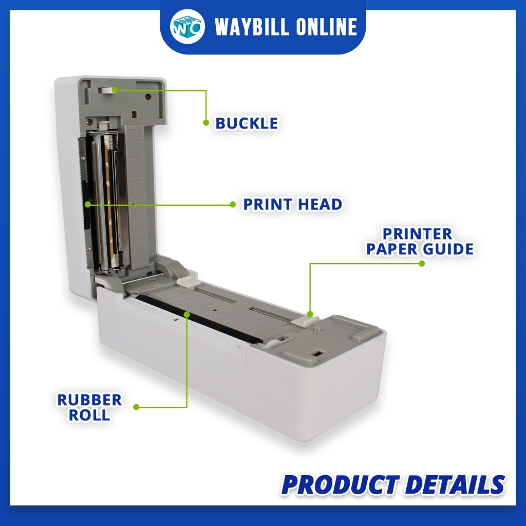 OC - SF401L Waybill Printer A6 Barcode Shipping Label Bluetooth USB ...