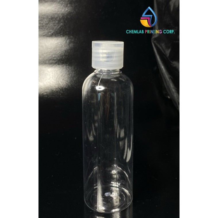 CPC PETE FLIP TOP Coskin 100ml Transparent Thick Plastic Bottle w/ Cap ...