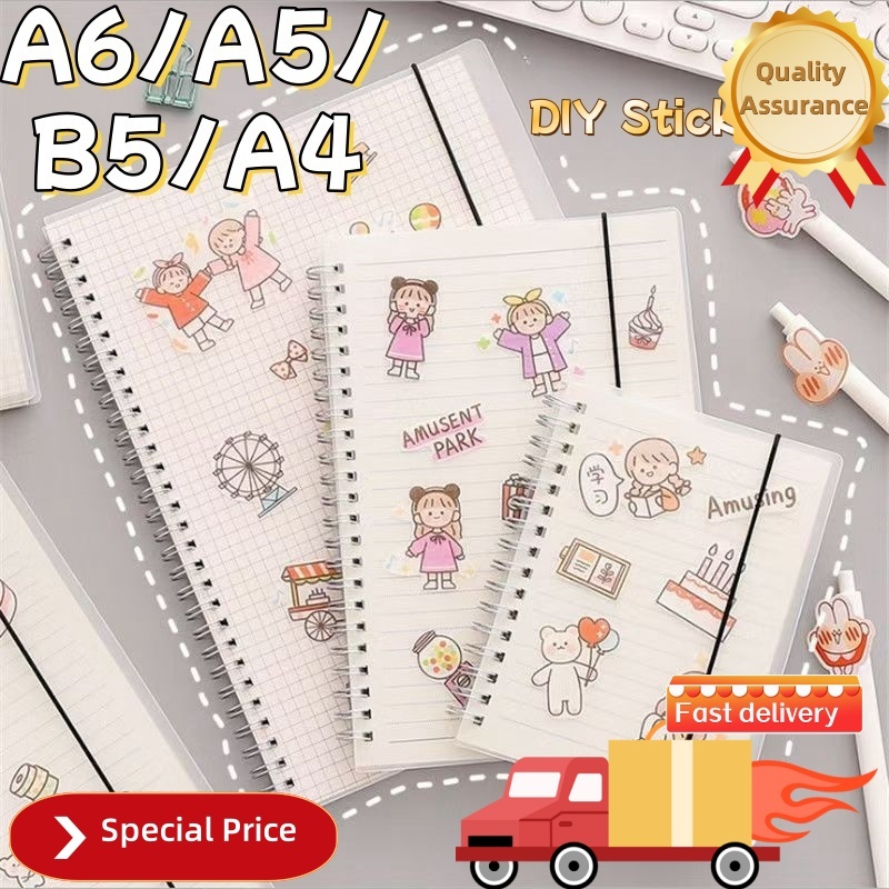 80 Sheets Double Spring Notebook For High School Supplies A5 B5 A6 A4 Writing Notebook Wholesale