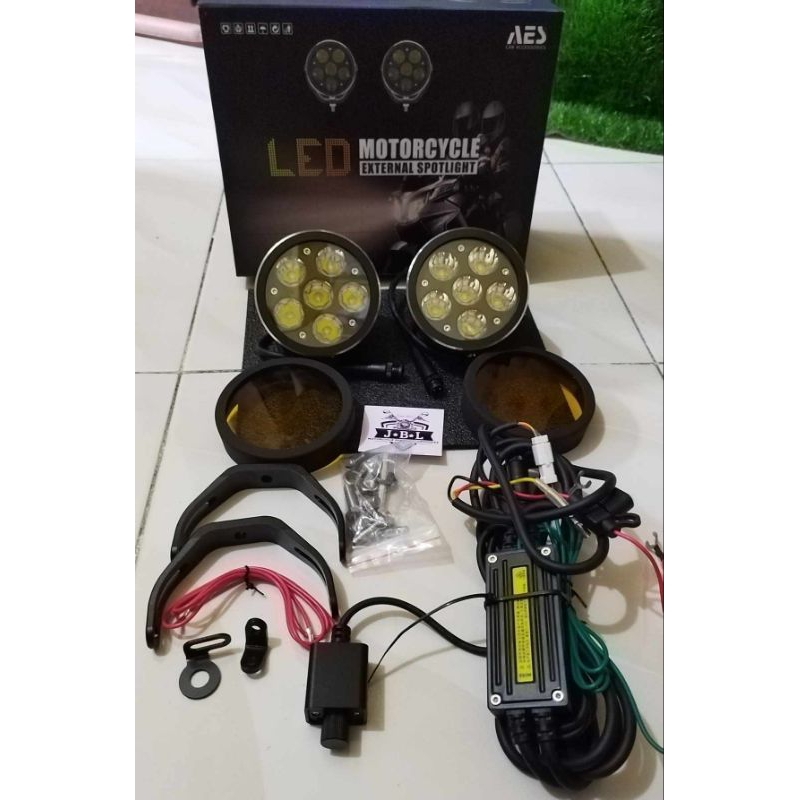 AES BMW GR6 6LED 120 WATSS COMPLETE SET WITH DIMMER AND BLINKER FREE ...
