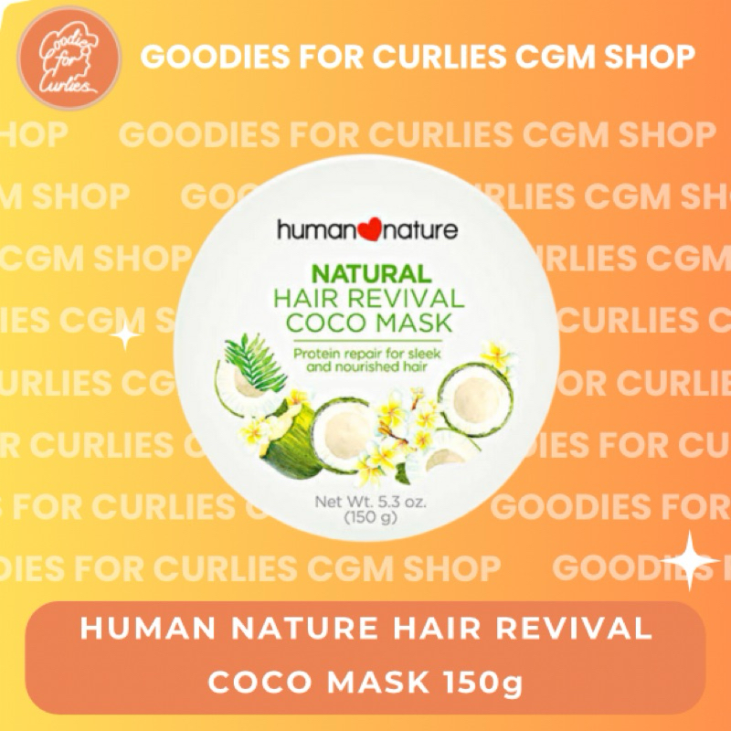 Human Nature Hair Revival Coco Mask 150g | Shopee Philippines