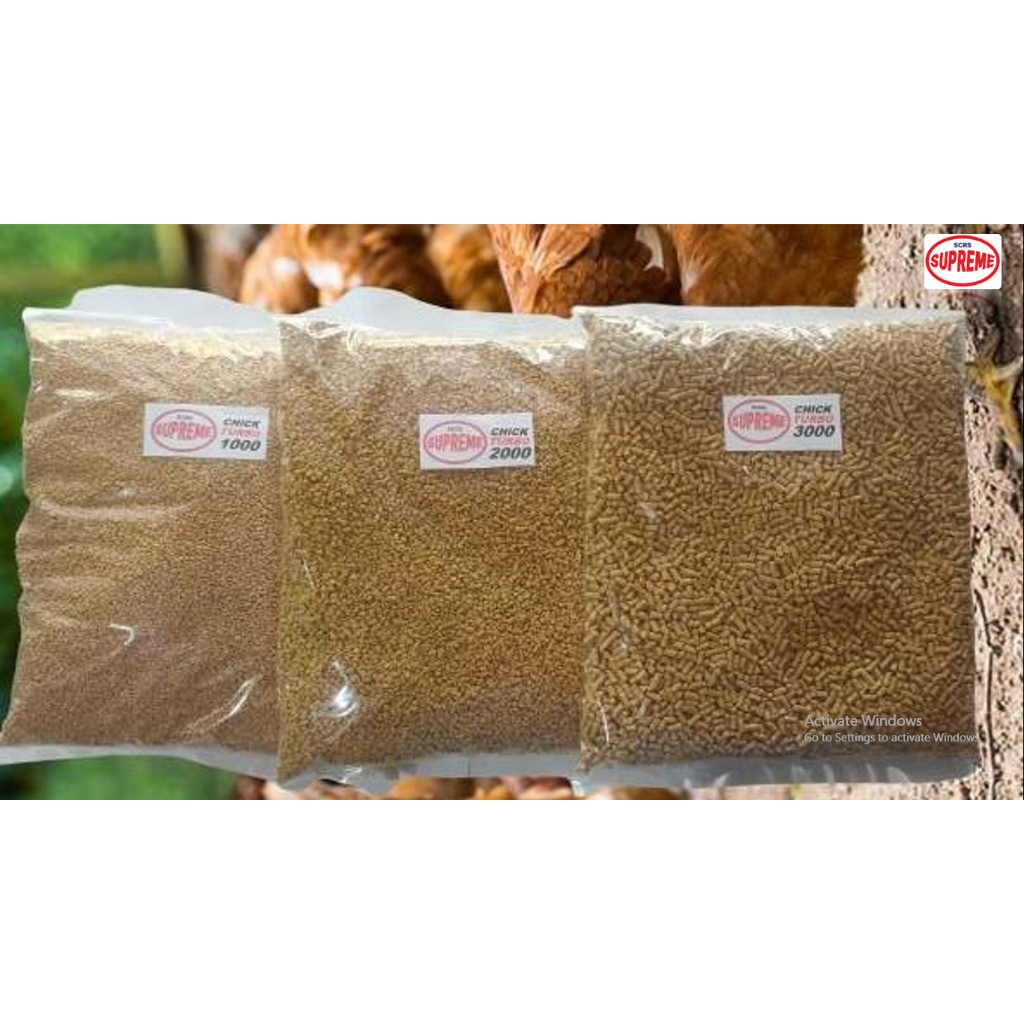 Chicken Feeds, Supreme Chick Turbo Repacked in 1KG | Shopee Philippines