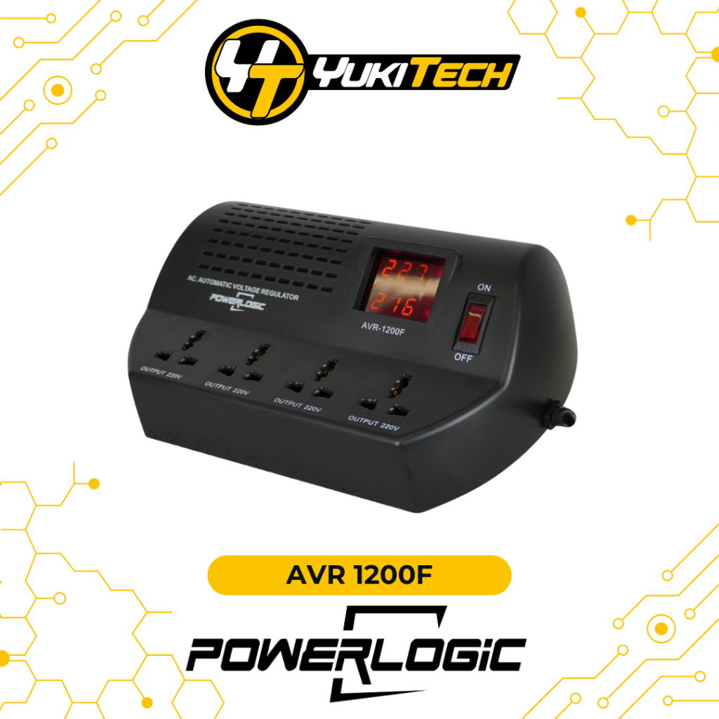 PowerLogic AVR-1200F Automatic Voltage Regulator | Shopee Philippines