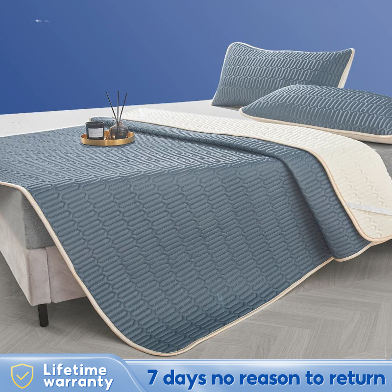 MOIZY 3 in 1 Latex Mat Ice Silk Foldable Double/Queen/King Cool But Not ...