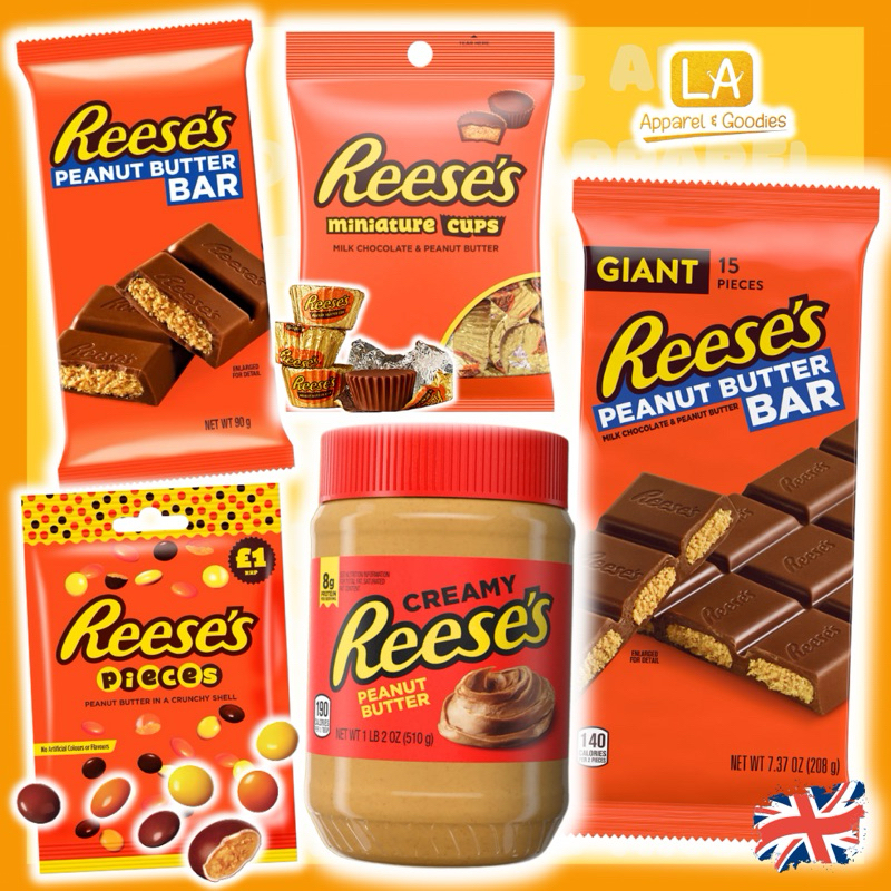 Reese's Miniature Cups , XL Bar ,spread reeses and Pieces Peanut Butter ...
