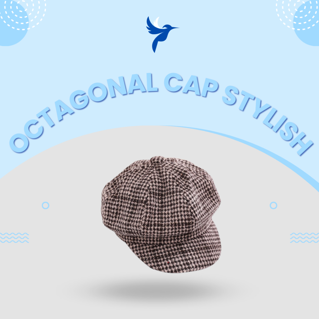 Octagonal Cap Stylish Artist Painter Newsboy Caps | Shopee Philippines