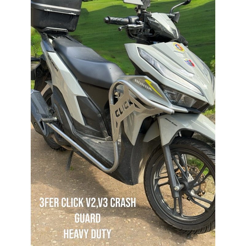 HONDA CLICK 125 v2,v3,v4 CRASH GUARD MINIMALIST DESIGN AND CNC CUT ON ...