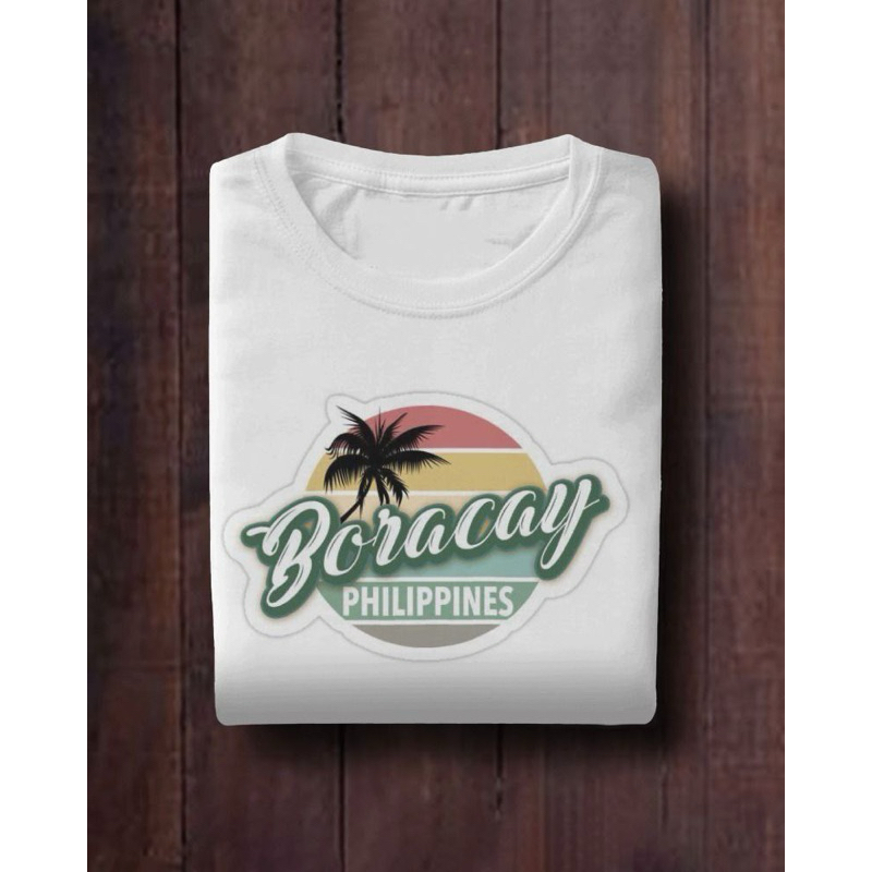 BORACAY SOUVENIR SHIRT FOR KIDS AND ADULT batch1 | Shopee Philippines