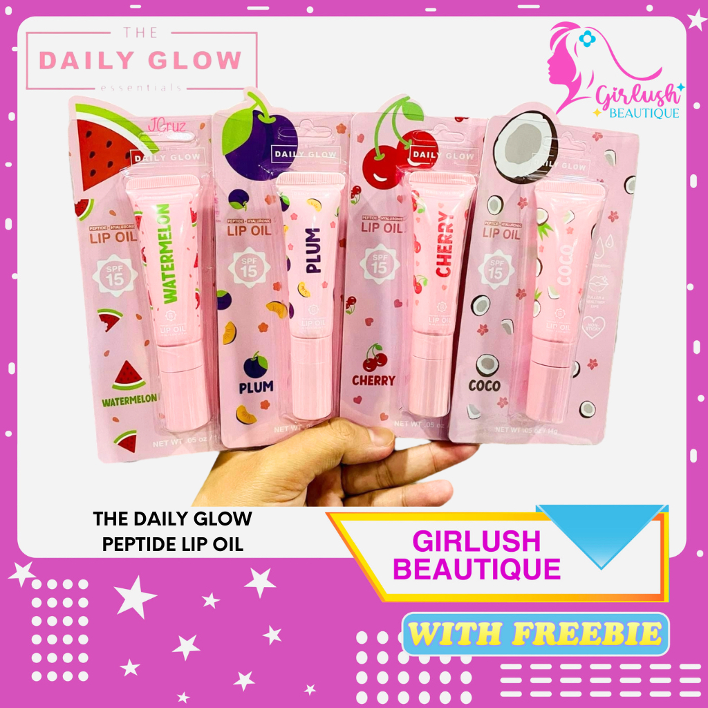 The Daily Glow Peptide Hyaluronic Lip Oil 13g | Shopee Philippines