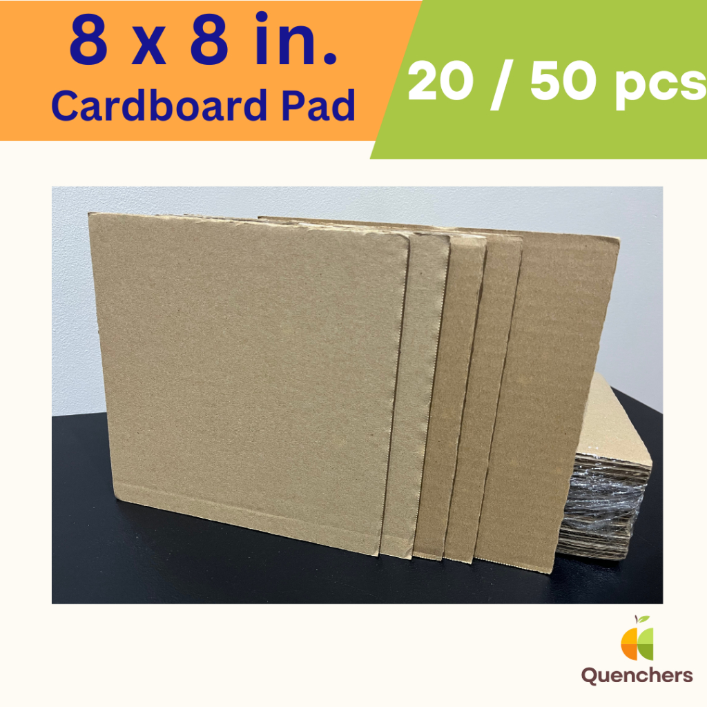 8x8 Inch Cardboard Pad (20pcs / 50pcs) | Shopee Philippines