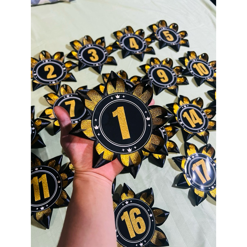 Garland Pendant/Pageant Number (sold per piece) | Shopee Philippines