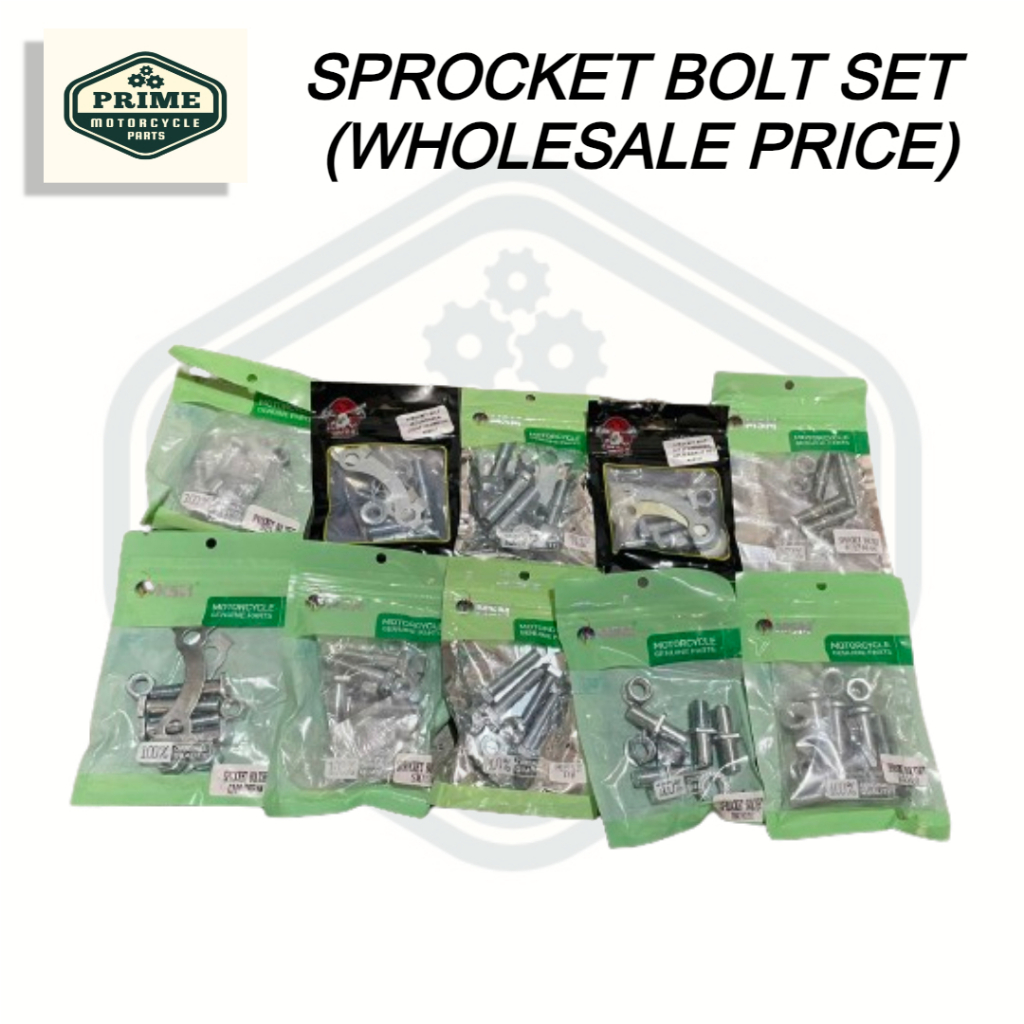 Sprocket Bolt Set (Wholesale Price) | Shopee Philippines