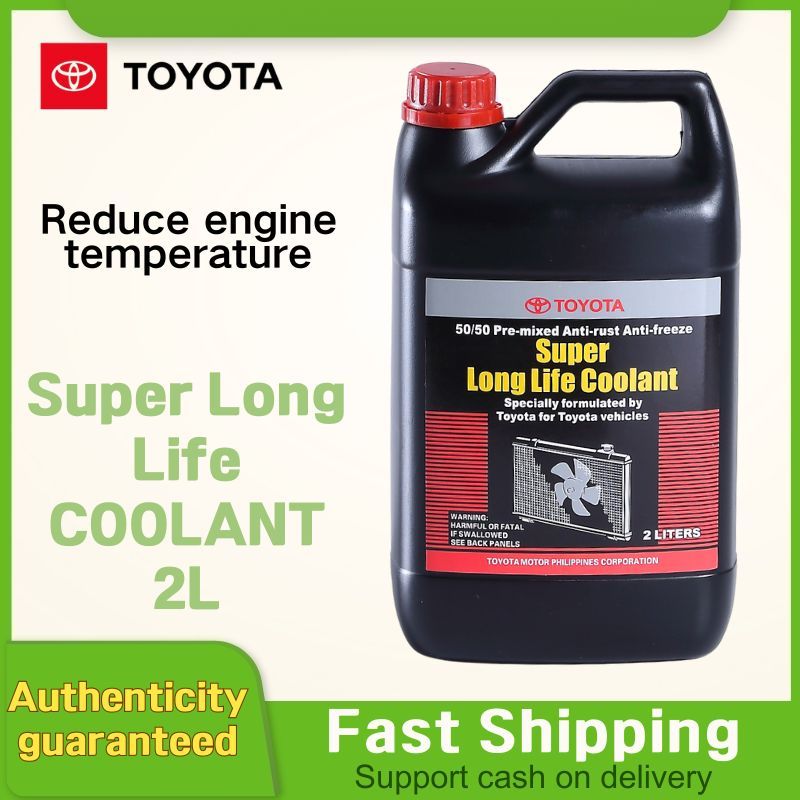 Toyota Long Life Super Coolant (Pink) 2 Liters - Ready to Use 08889 ...