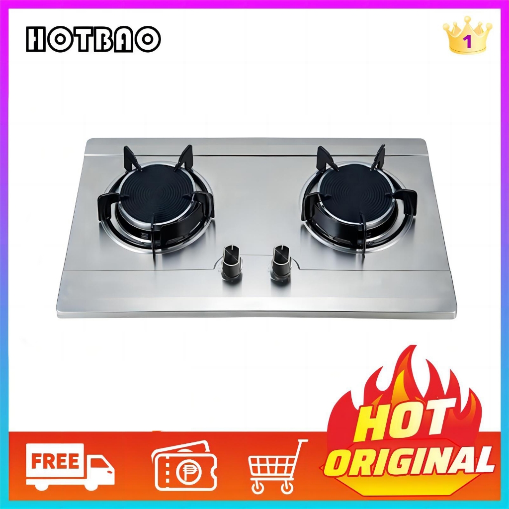 Double Infrared Stainless Steel Gas Stove Tempered Glass Gas Stove ...