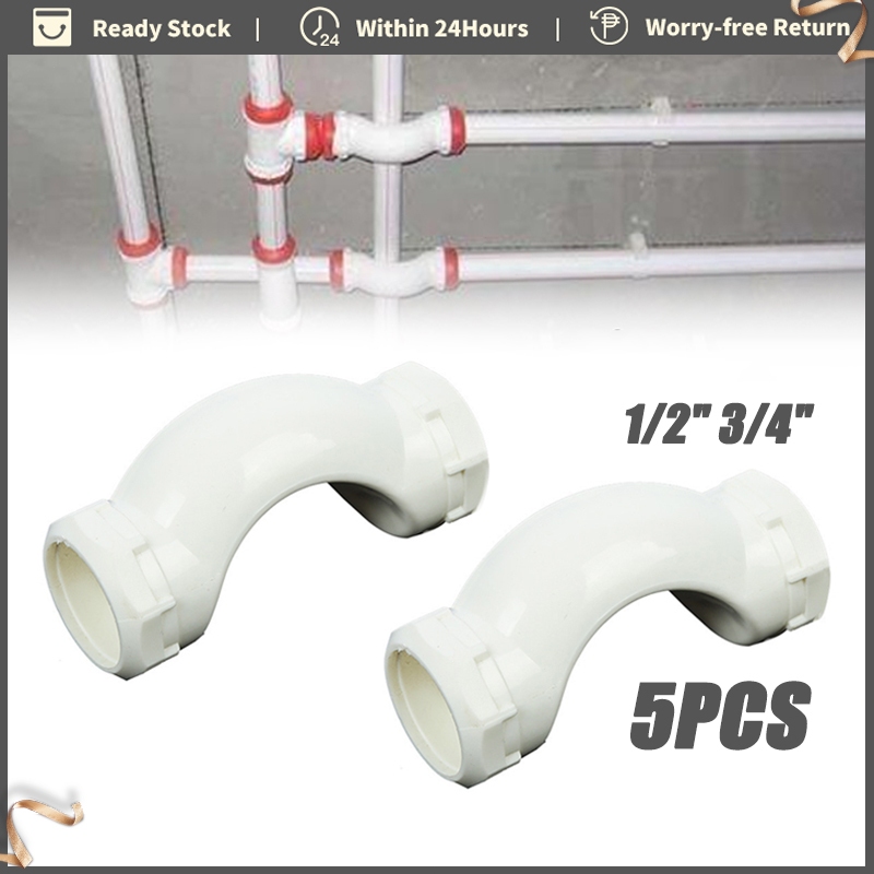 5PCS PPR Fittings 1/2" 3/4" PPR Crooked Bend Cross Bridge Elbow Water ...