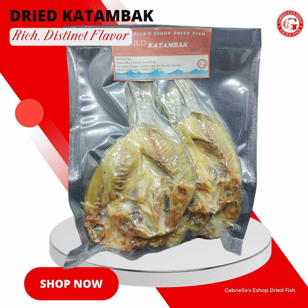Katambak (Anopin) Dried Fish - 250g Vacuum Packed Pinikas Daing ...
