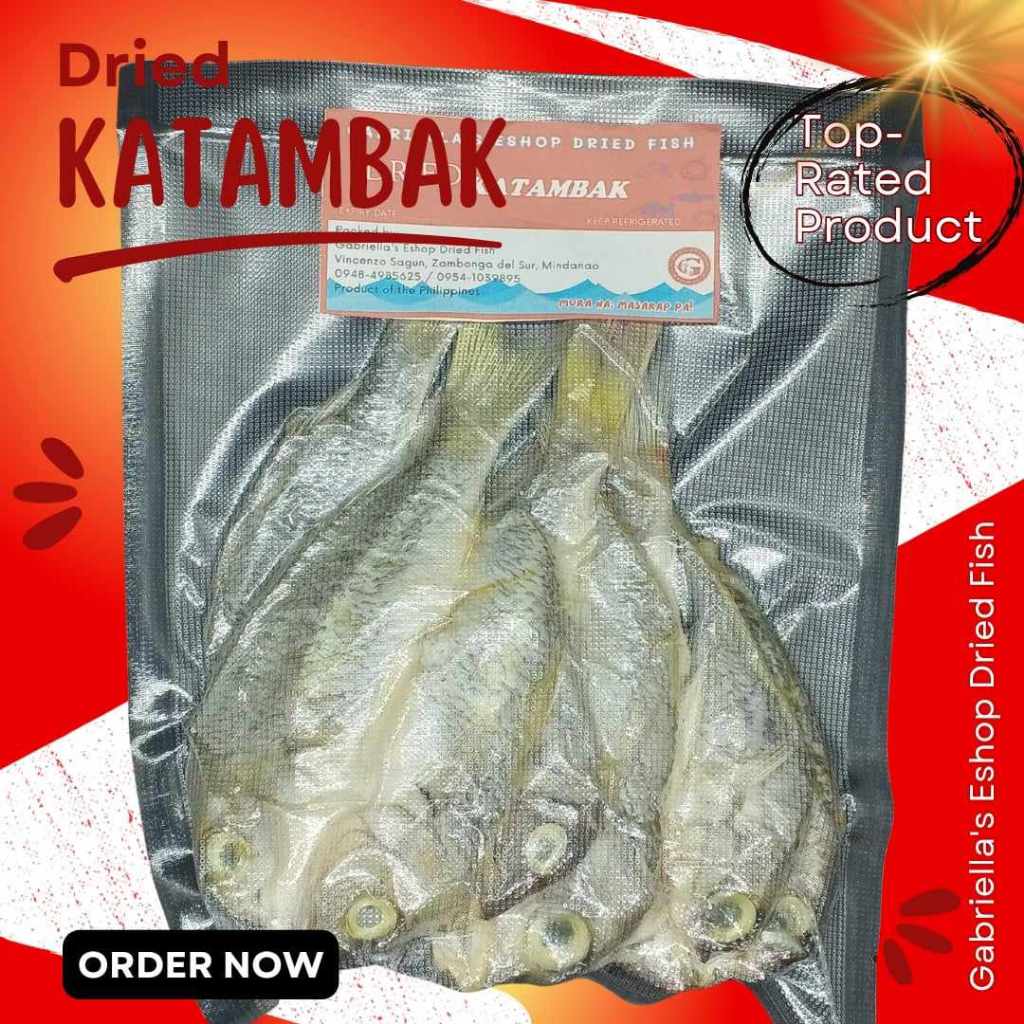 Katambak (Anopin) Dried Fish - 250g Vacuum Packed Pinikas Daing ...