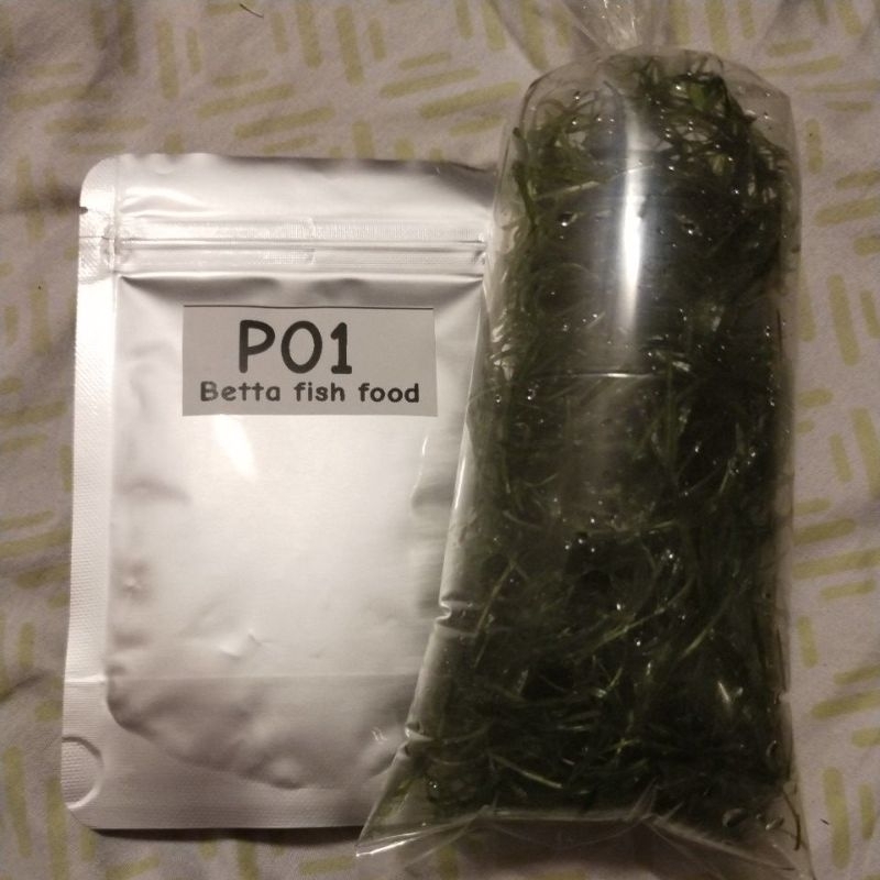 PO1,,betta,,fish,,food,,with,,guppy,,grass | Shopee Philippines