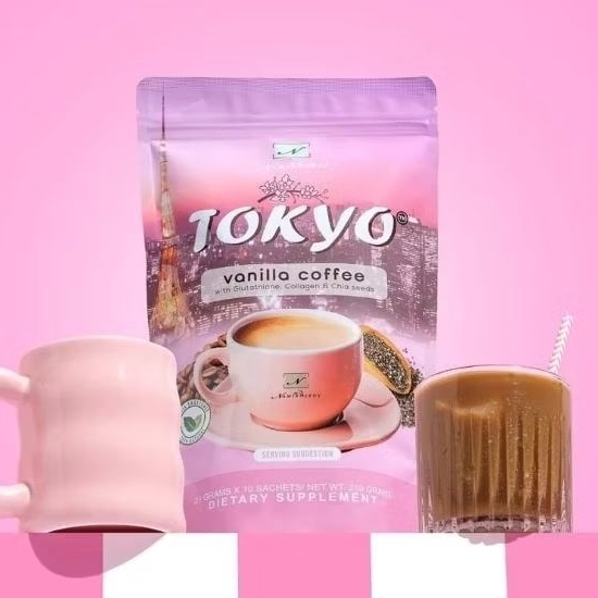 TOKYO VANILLA COFFEE WITH COLLAGEN GLUTATHIONE | Shopee Philippines
