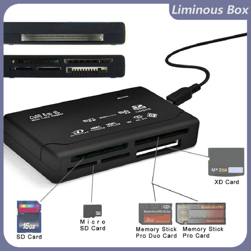 Universal USB Reader All In One Memory Card Reader For SD SDHC Mini ...