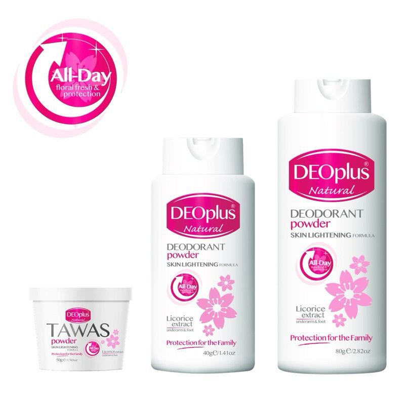 DeoPlus Natural Deodorant Powder | Shopee Philippines