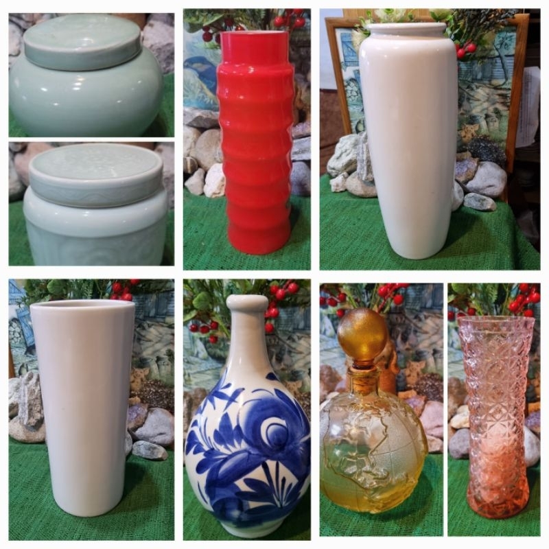 Japan/UK surplus quality jars vases ice buckets cups pourer mugs ...