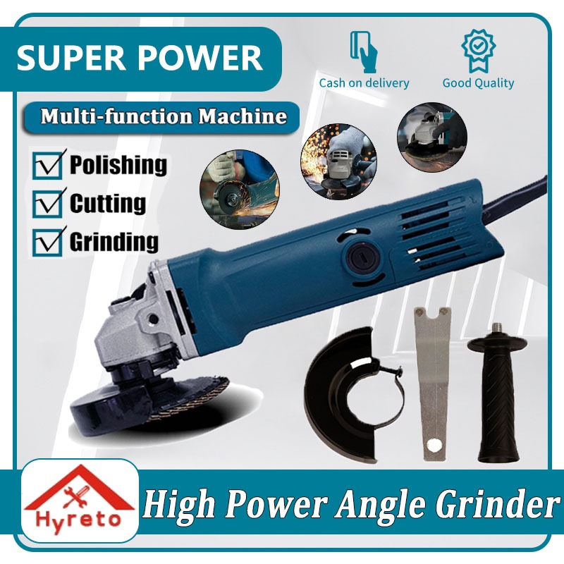 High Power Angle Grinder 220V Electric Handheld Cutting Polishing ...