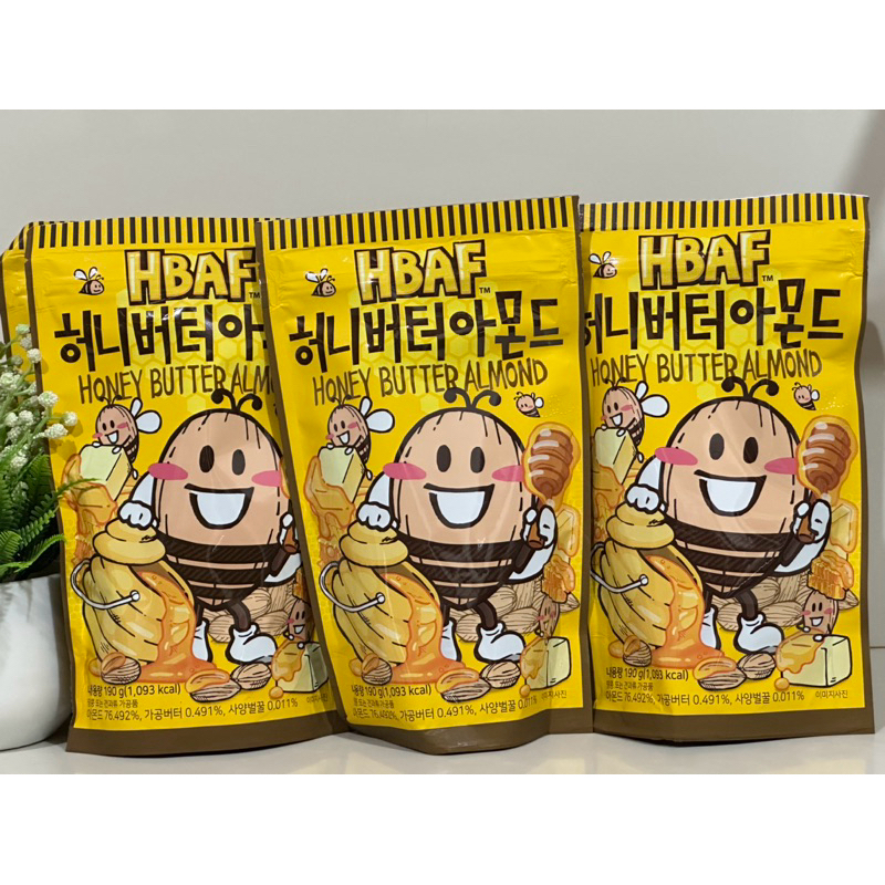HBAF Honey Butter Almond 190g | Shopee Philippines