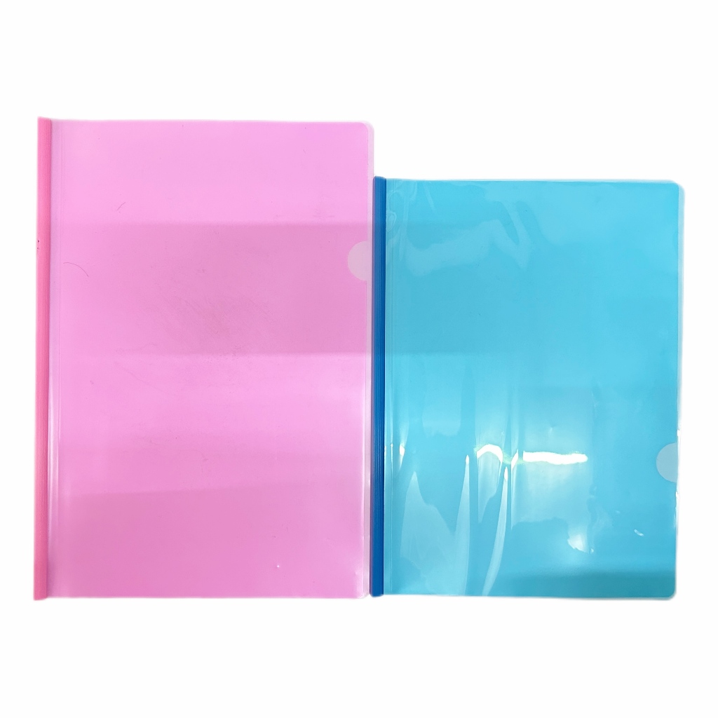 12PCS/Pack Sliding Folder Long/Short Plastic Folder School & Office ...