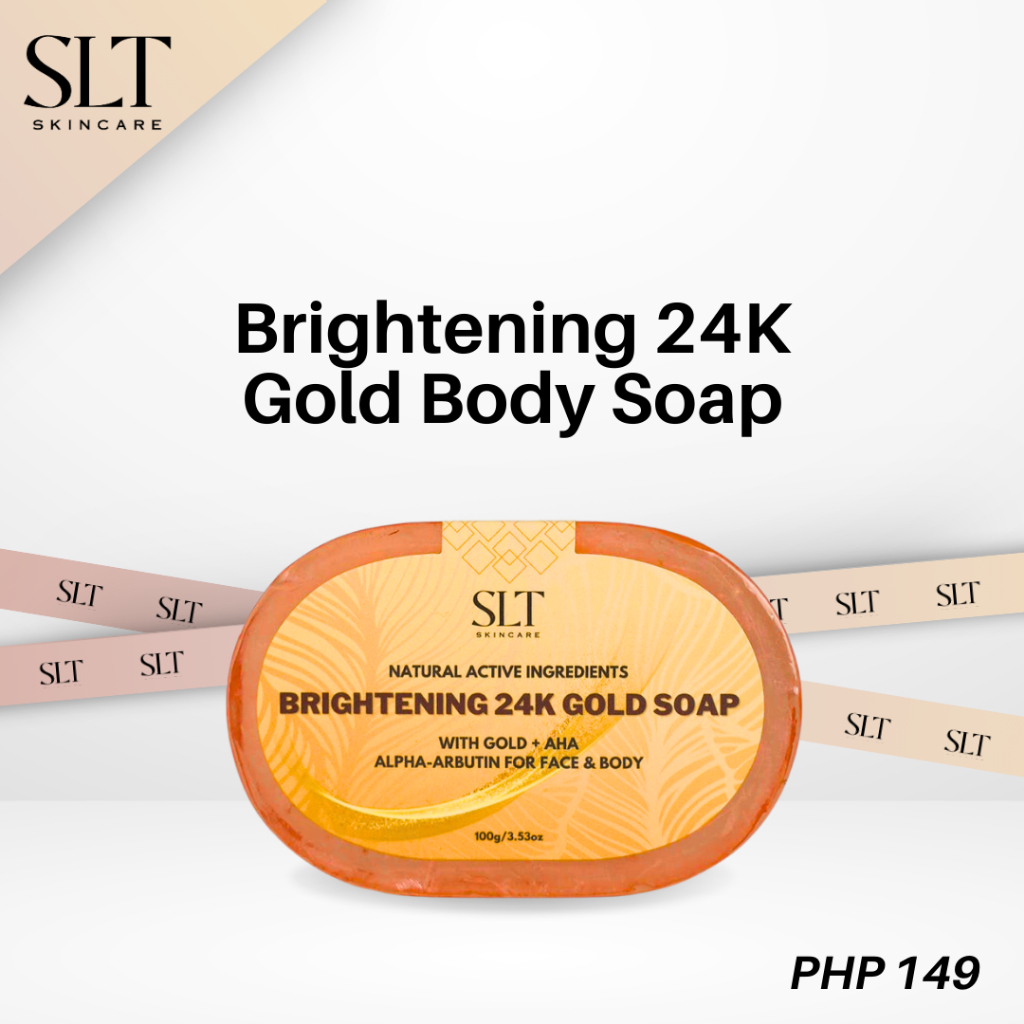 BRIGHTENING 24K GOLD SOAP BY SLT SKINCARE | Shopee Philippines