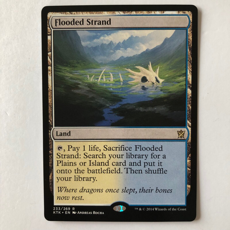 MTG Proxy Playtest Card - Flooded Strand (KTK) | Shopee Philippines