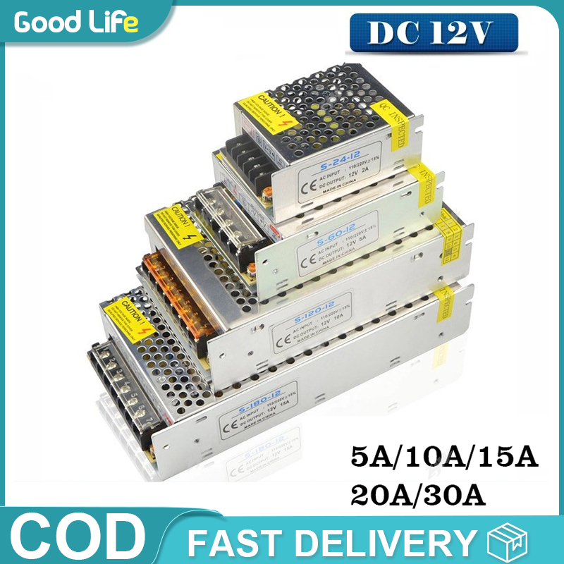 220V input 12V 5A/10A/20A/30A Centralized Power Supply 12V Power Adapt AC TO DC for Led CCTV ...