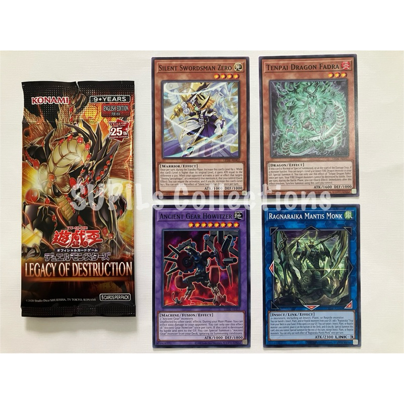 YuGiOh! OCG AE Legacy Of Destruction LEDE (N) (Monsters) | Shopee Philippines
