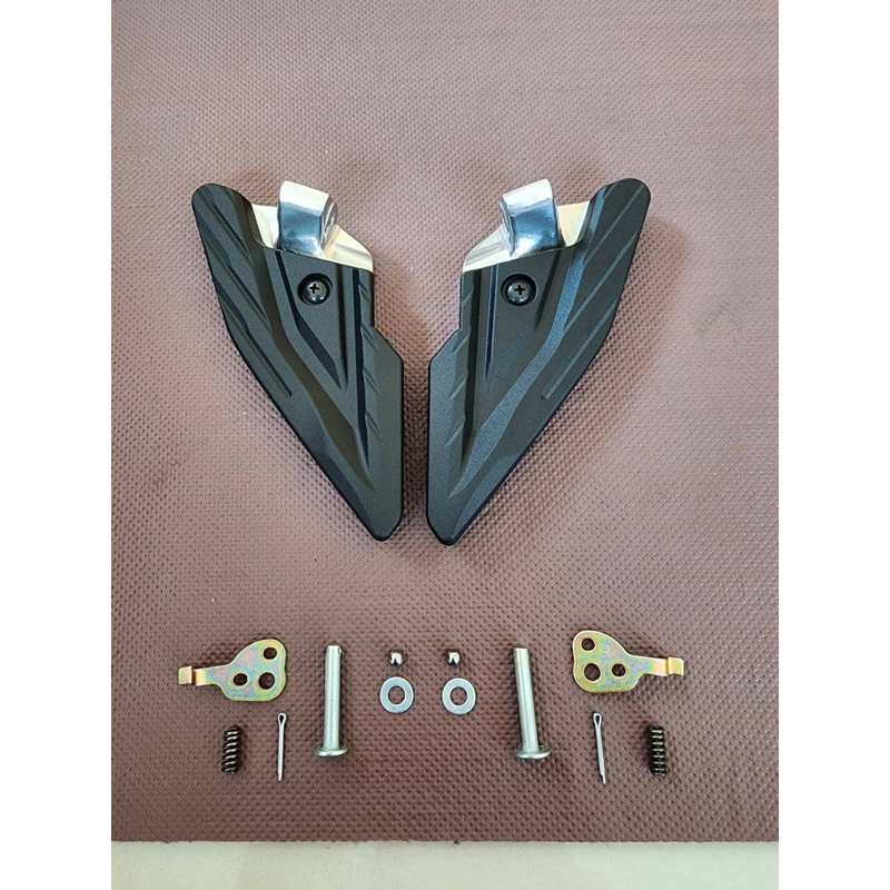 PCX 160 footrest pair complete set with pin spring bolt | Shopee ...