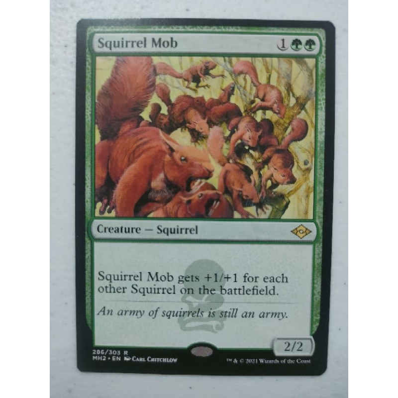 MTG - Squirrel Mob - MH2 | Shopee Philippines