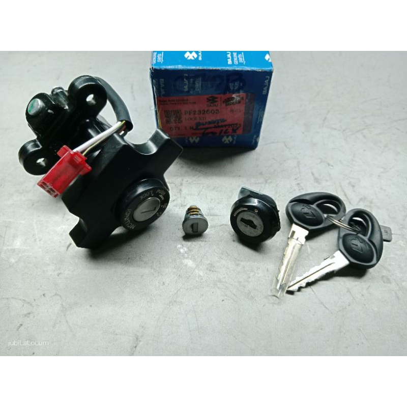 Kawasaki Bajaj CT100B CT125 Ignition Switch Lock Kit Set (Genuine ...