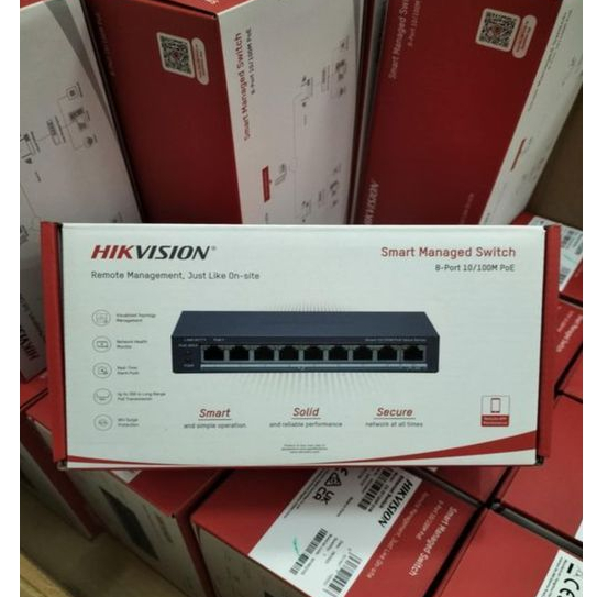 Hikvision | DS-3E1309P-EI/M | 8 Port Fast Ethernet Smart POE Switch | Shopee Philippines