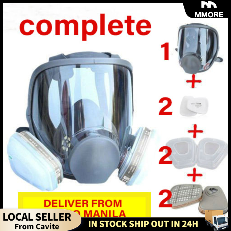 Full-Face Gas Mask 6800 for Painting and Chemical Laboratory Work ...