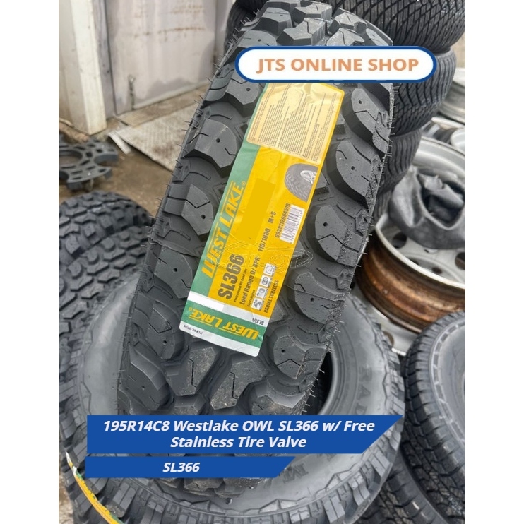 195R14C8 Westlake OWL SL366 w/ Free Stainless Tire Valve | Shopee Philippines
