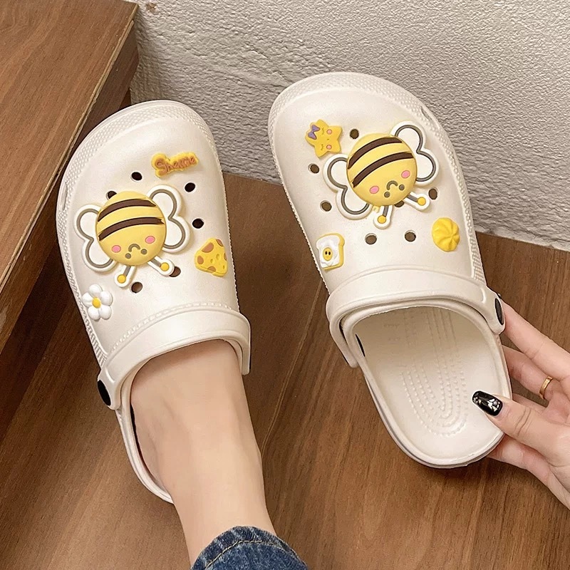 Cute Bee Sandals Clogs For Men Women With Jibbitzs | Shopee Philippines