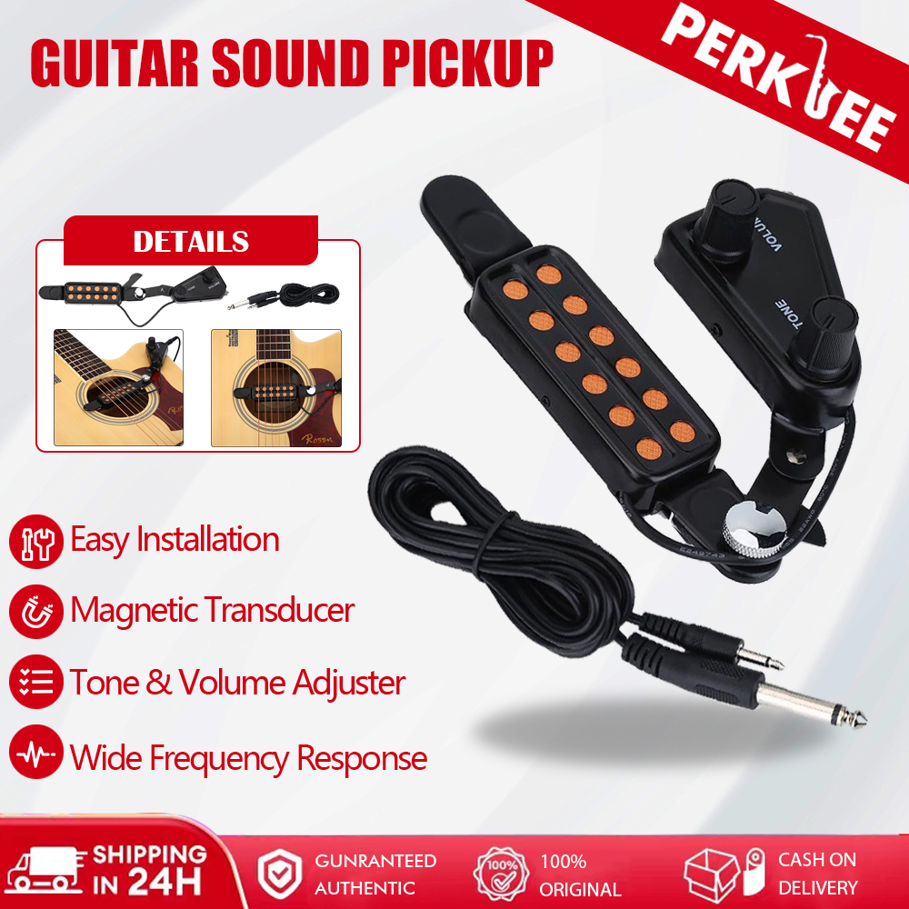 PERKLEE 12 Hole Acoustic Guitar Bass Pickup Professional Pickup ...